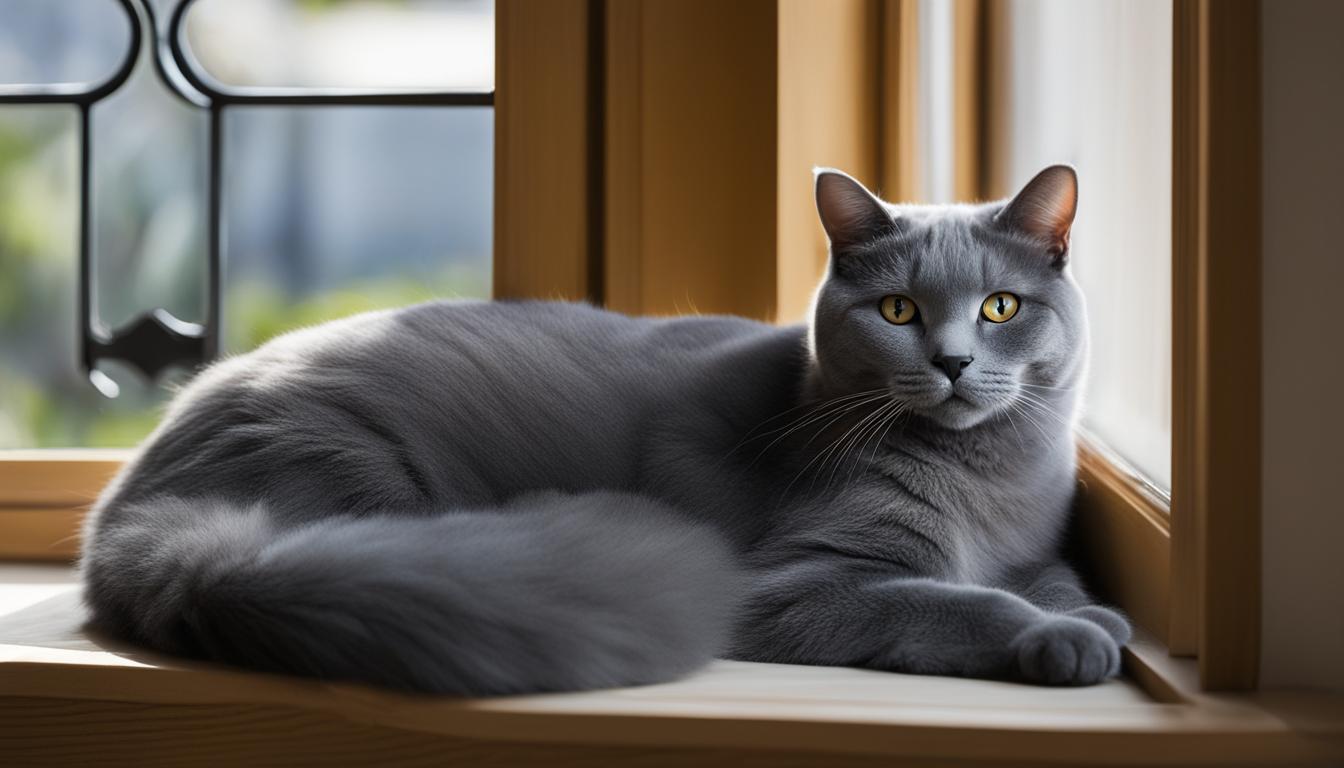 Discover the Charm of the Grey Domestic Shorthair Cat