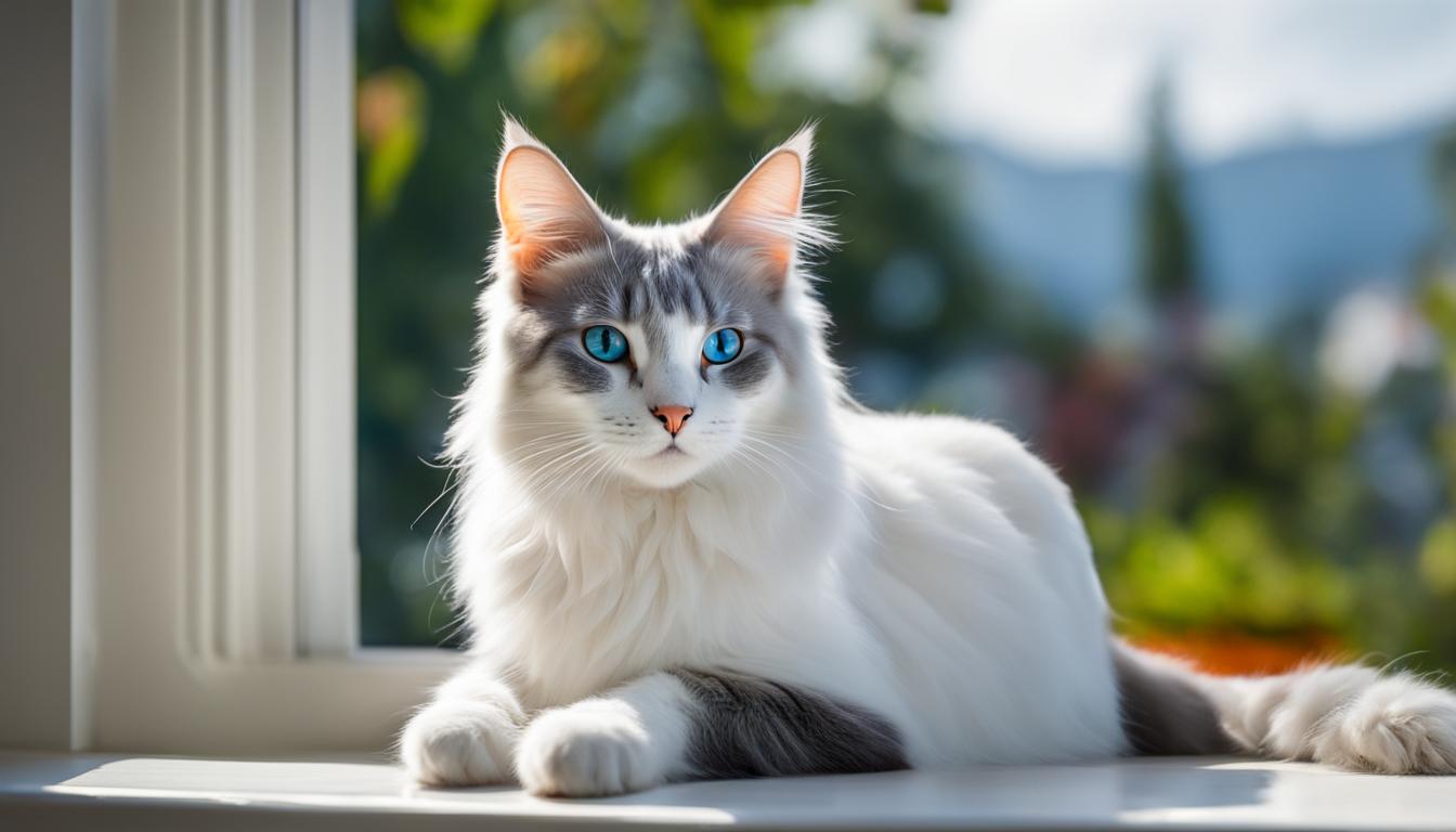 Discover the Allure of a Turkish Van Grey Cat Today